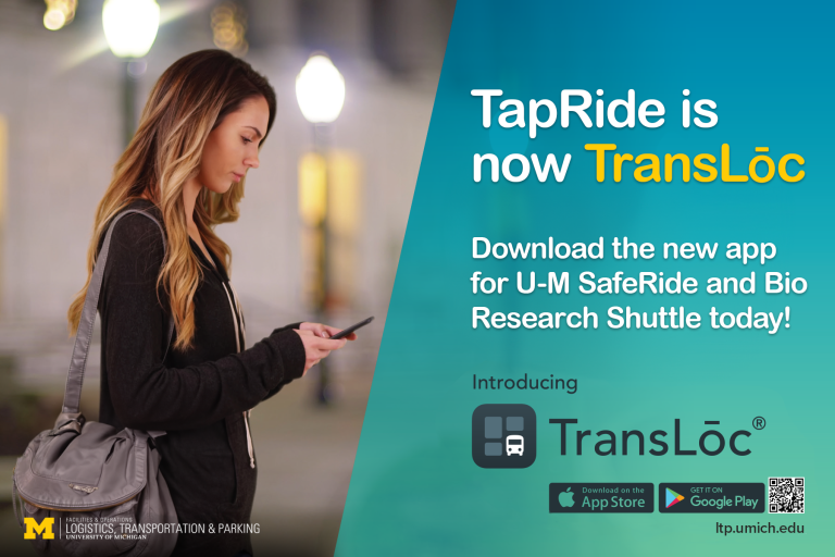 TransLōc App Replaces TapRide for U-M Safe Ride and Bio Research ...